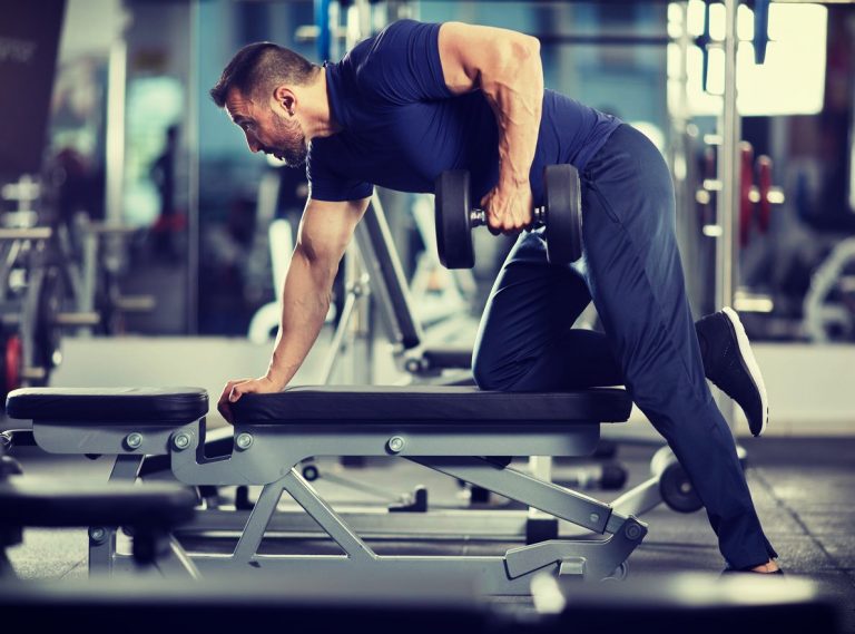 Dumbbell single arm row • uitvoering en uitleg • Men'sPower